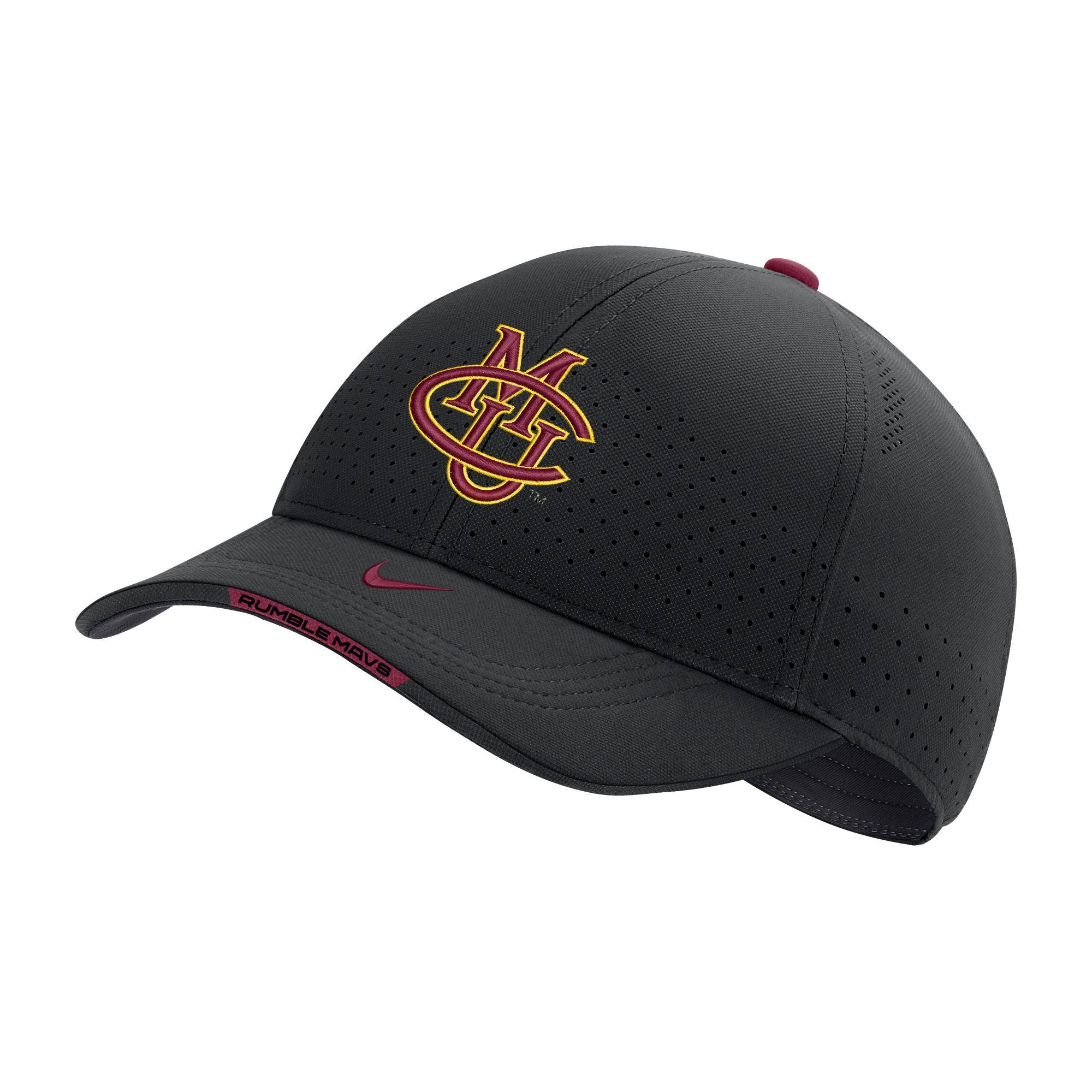 Nike Sideline C99 Swoosh Flex Cap w/CMU Athletic Logo & Rumble Mavs ...
