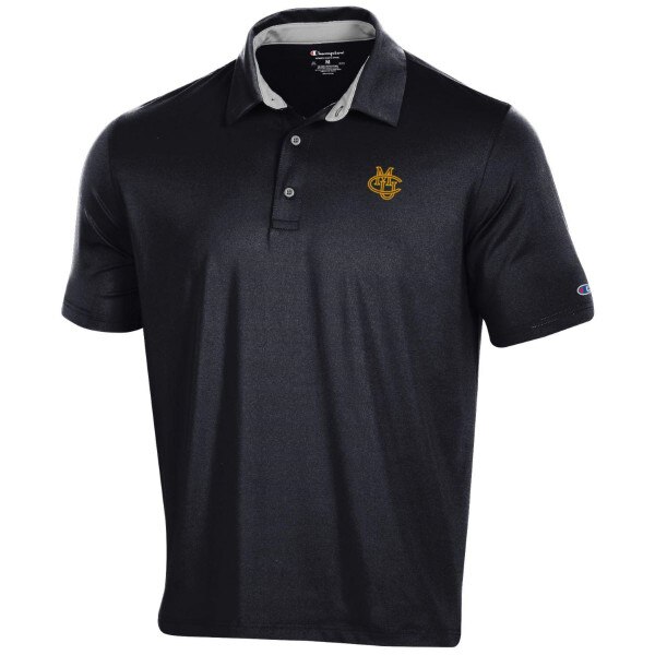 Champion Solid Polo w/CMU Logo | The Maverick Store