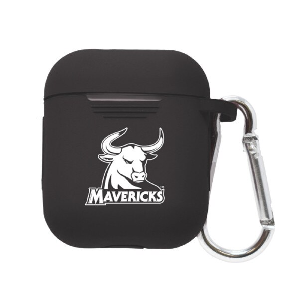 Silicone 1st Gen. Air Pod Case w/Carabiner w/ Mav Head Logo, Black ...