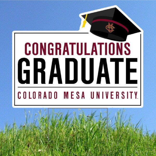 CMU Graduation Lawn Sign | The Maverick Store